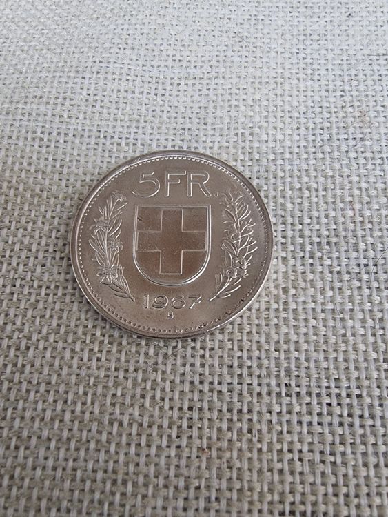 5 Fr. Münze 1967 | Kaufen auf Ricardo
