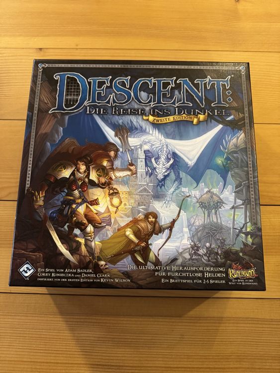 Descent: Die Reise ins Dunkel, 2. Edition (Brettspiel) (Neu (gemäss Beschreibung)) in Bern für ...