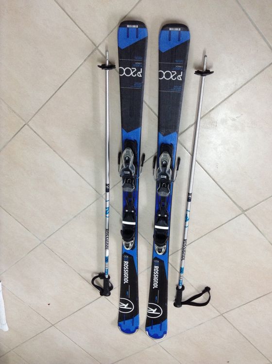 Skis ROSSIGNOL 163 cm, P200 CARBON, radius 13m + bât. 125cm | Kaufen ...