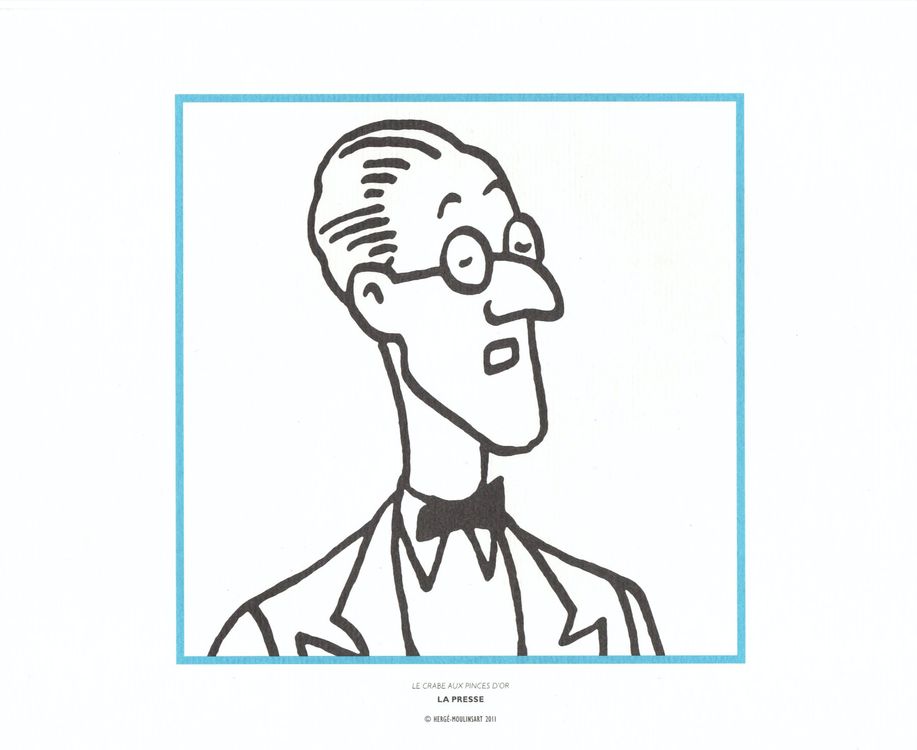 Tintin La Presse, 3 Lithographies Ex Libris, 2011 (D'occasion) à ...