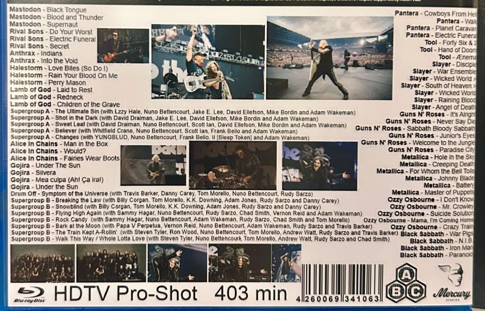 BLACK SABBATH „Back To The Beginning“ BluRay OZZY OSBOURNE (Neuf (Voir ...