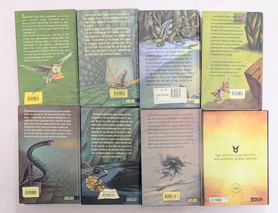 Harry Potter - Band 1-8 - Joanne K. Rowling (Neu (gemäss Beschreibung ...