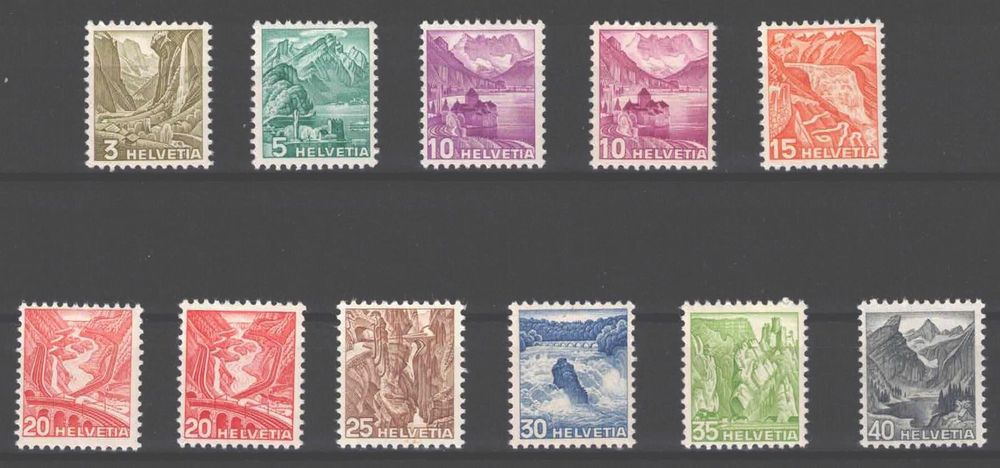 1936, Landschaften 201z - 209z ** | Kaufen auf Ricardo