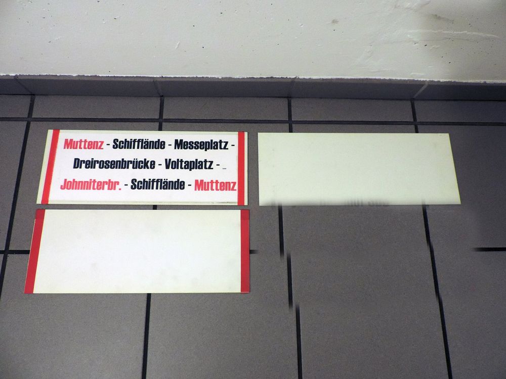 S203 - BVB Schilderset 3 Stk - Tram Basler Verkehrs-Betriebe | Kaufen auf Ricardo