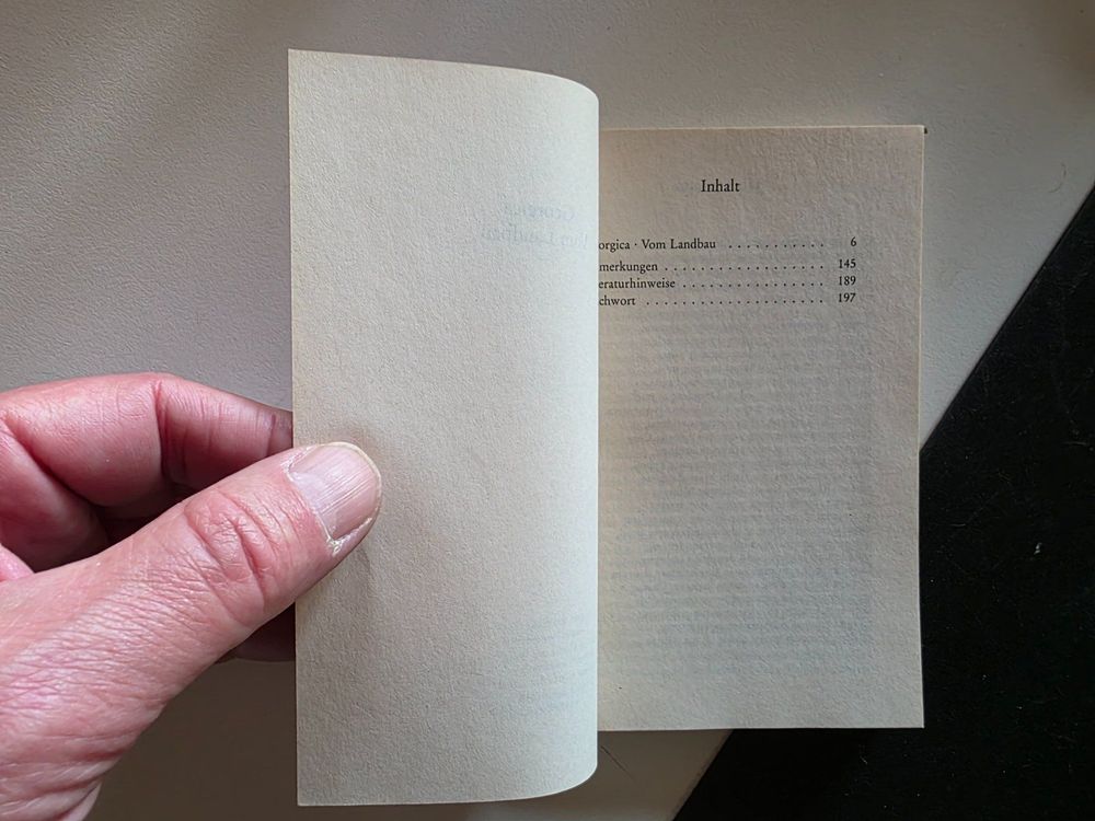 Vergil Georgica - Vom Landbau lat./dt. - Reclam 1994 (Gebraucht) in ...