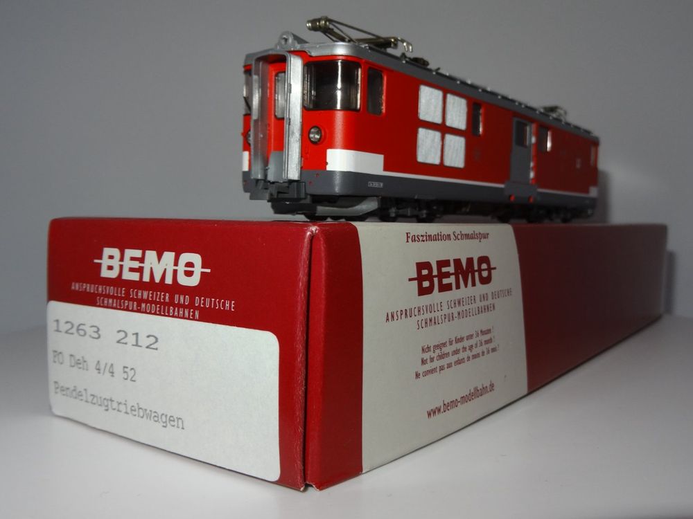 Bemo 1263 212, FO, Deh 4/4, Pendelzugtriebwagen, Nr: 52, NEU (Neu und ...