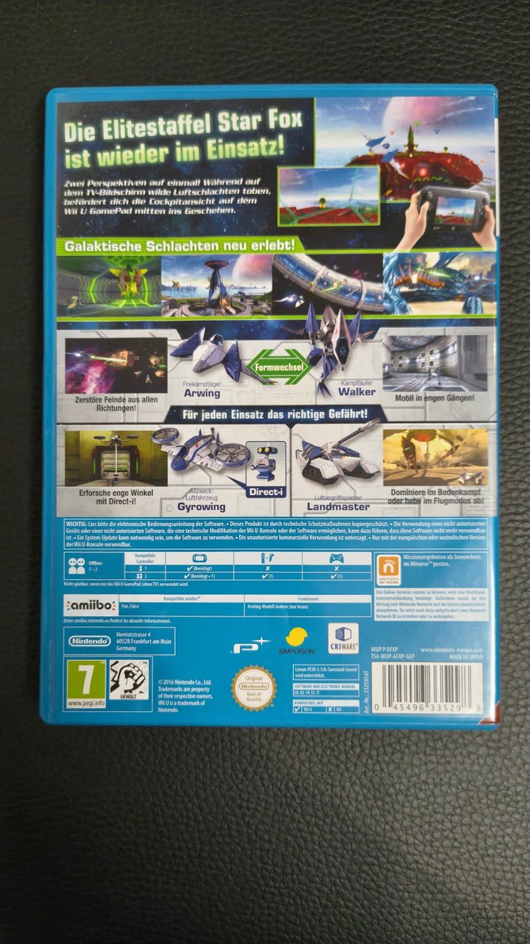 Star Fox Zero - Nintendo Wii U (Gebraucht) in Lenggenwil für CHF 10 ...