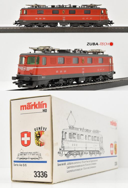 Märklin 3336 E-Lok Ae 6/6 Kanton Genf SBB H0 WS Digital OVP | Kaufen ...
