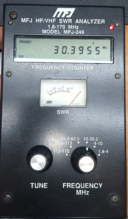 MFJ-249 HF/VHF SWR Analyzer 1.8-170Mhz | Kaufen auf Ricardo