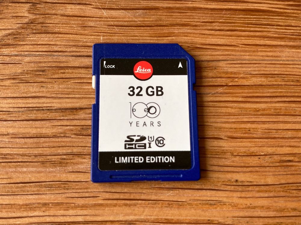 Leica 32GB SD Card limited Edition (Gebraucht) in Neunkirch für CHF 48 ...