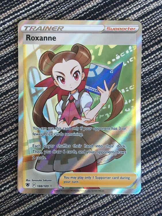 Pokemon Roxanne Fullart Astral Radiance EN (Neu (gemäss Beschreibung ...