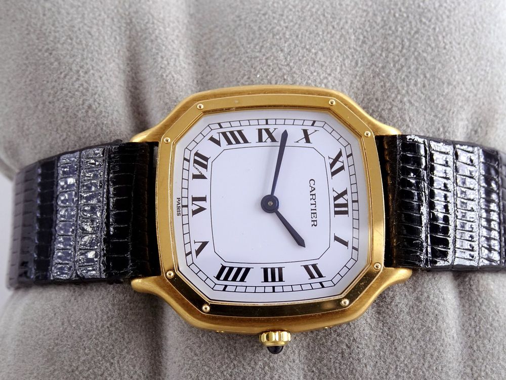 CARTIER PARIS TRIANON 18K HANDAUFZUG HERRENUHR (Gebraucht) in Zürich ...
