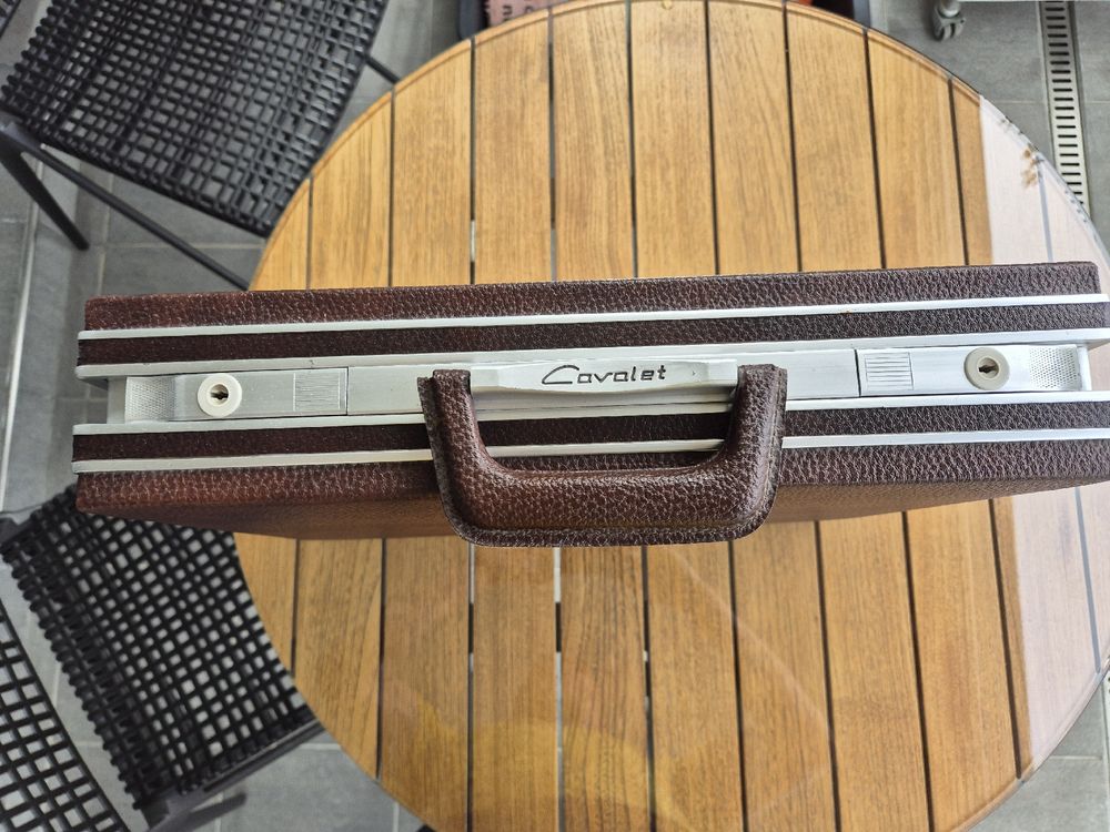 Aktenkoffer skandinavischer 70er Jahre Cavalet Top Zustand (Gebraucht ...