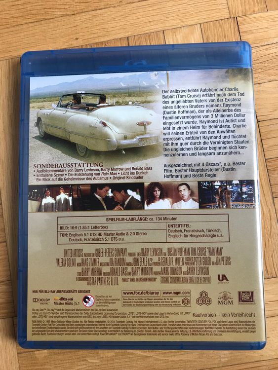 Rain Man - 4K Remastered Edition - OOP - Blu-ray | Kaufen auf Ricardo
