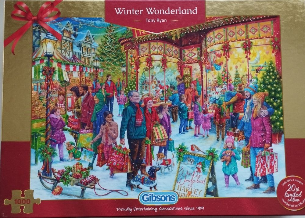 1000 Puzzle Gibsons, Winter Wonderland Christmas Weihnachten (Gebraucht ...