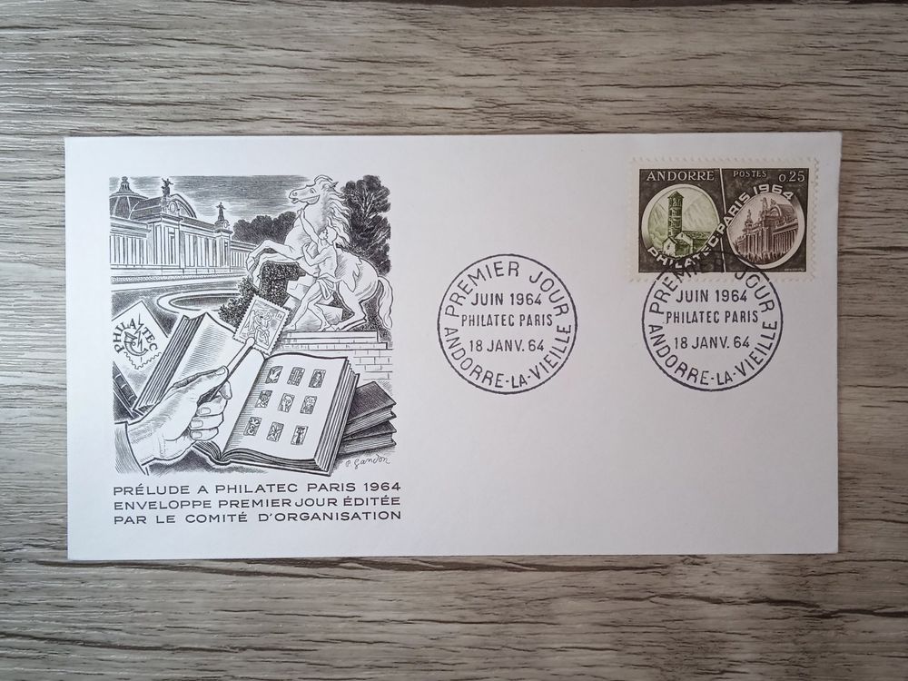 TR47 Enveloppe + Timbre Andorre 1964 | Kaufen auf Ricardo