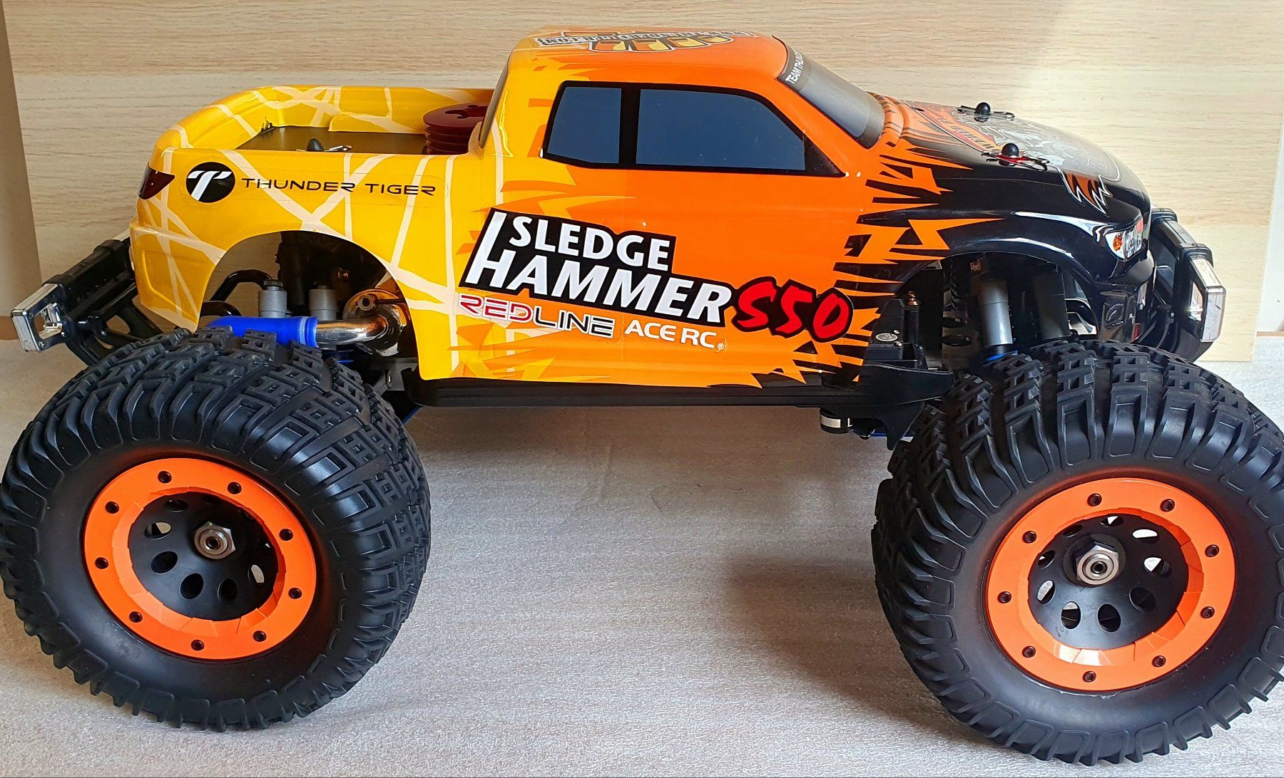 Thunder Tiger Sledge Hammer S50 Nitro Monster Truck 4WD (Neu (gemäss ...