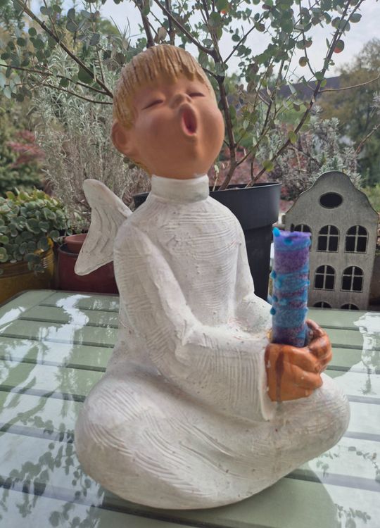 Singer Engel Figur mit Kerze, gross, Weihnachtsdeko (Gebraucht) in Bern ...