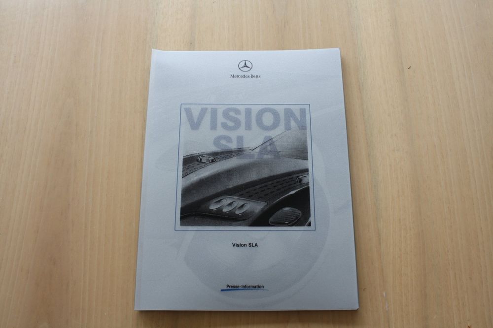 Mercedes SLA Vision Pressemappe/Fotos Detroit 2000 Deutsch (Gebraucht ...