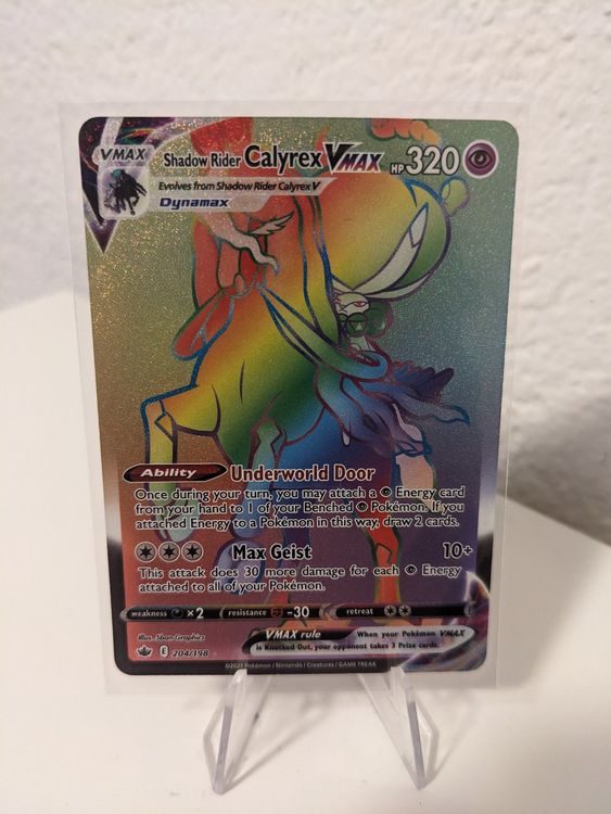 Pokemon Chilling Reign - Shadow Rider Calyrex 204/198 ( EN ) (Neu und ...