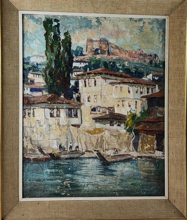 Antike Mediterrane Landschaft signiert (Gebraucht) in Neuhausen am Rheinfall für CHF 115 – nur ...