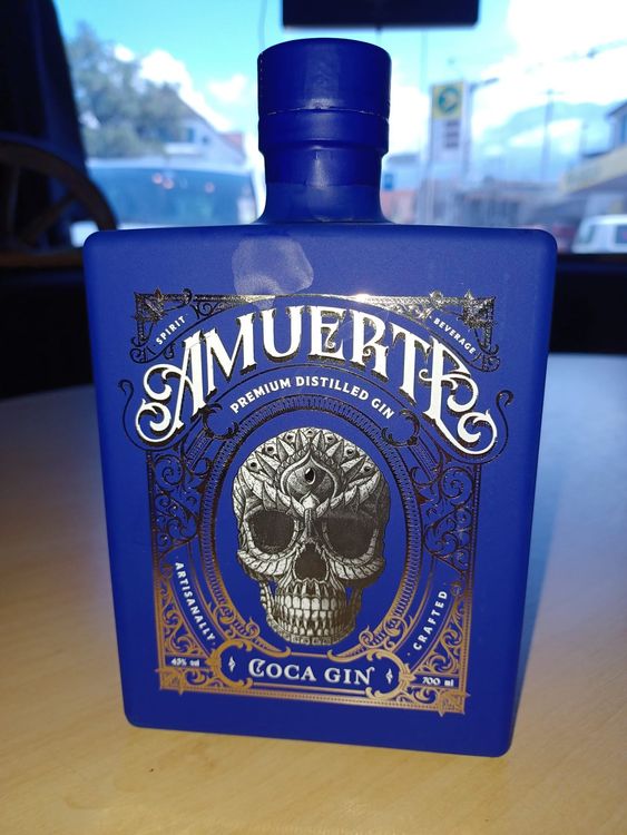 Amuerte Flasche leer Blau | Kaufen auf Ricardo