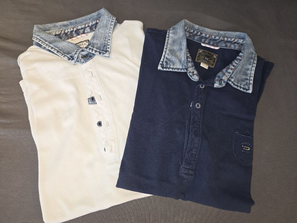 2 polo Diesel Col Denim, Taille M, Super État! (D'occasion) à La Chaux ...