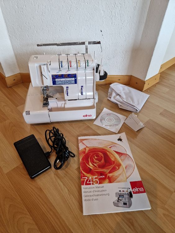 Elna Lock 745 Auto Tension Overlock Nähmaschine | Kaufen auf Ricardo