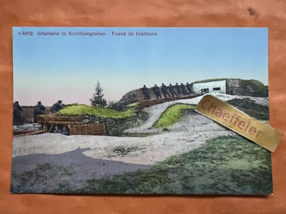 Infanterie im Schützengraben - Fossé de tiraileurs Top! (Gebraucht) in ...