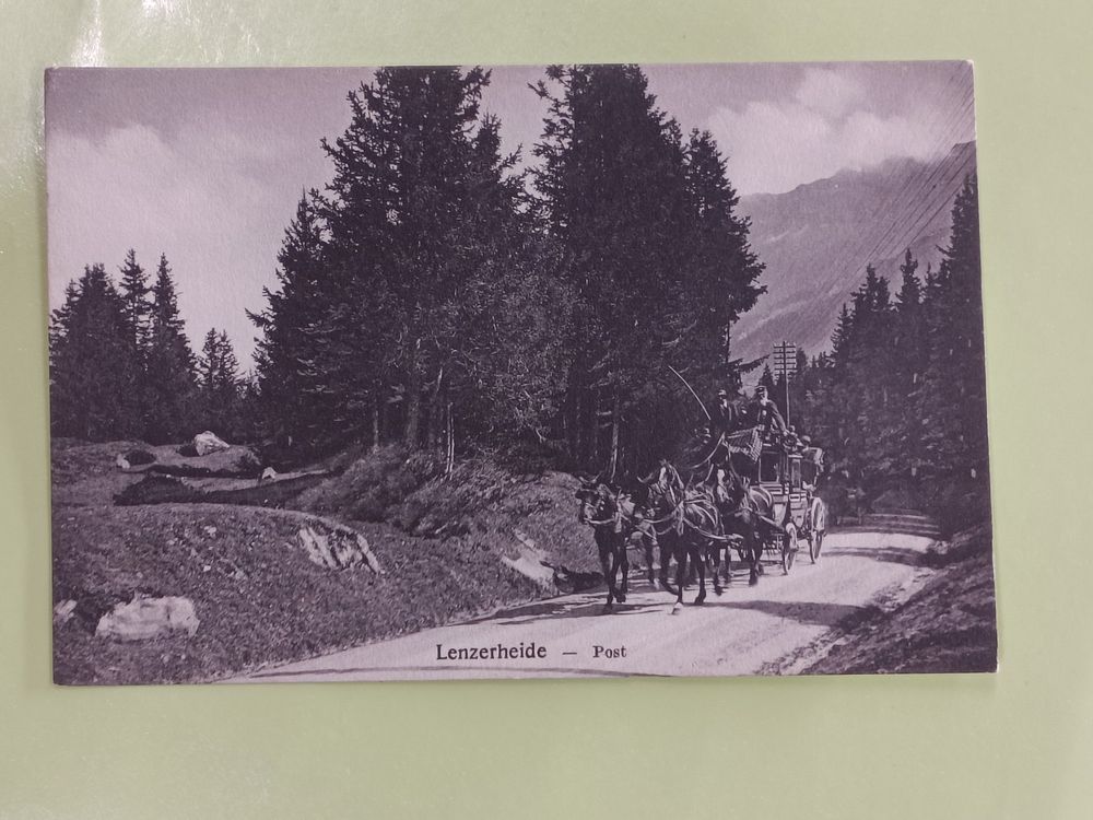 Alte PK / Lenzerheide - Post / mit Postkutsche (Gebraucht) in Brugg AG für CHF 15 – mit ...