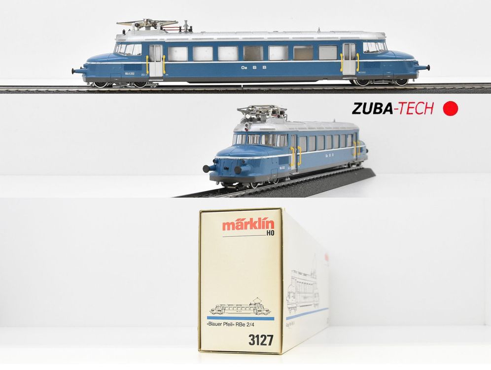 Märklin 3127 E-Triebwagen RBe 2/4 Blauer Pfeil OeBB OVP (Gebraucht) in ...