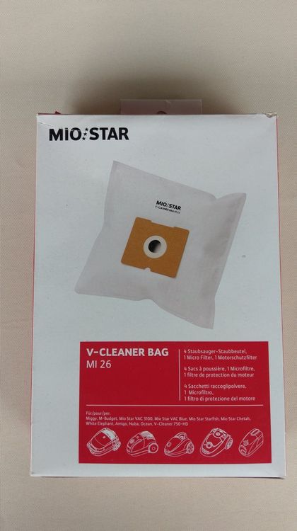 Mio Star V-Cleaner Bag 2 Beutel MI 26 (Gebraucht) in für CHF 1 – nur ...