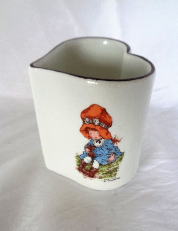 Sarah Kay - Porzellan Vase mit Herz-Form 70er Jahre (Gebraucht) in ...