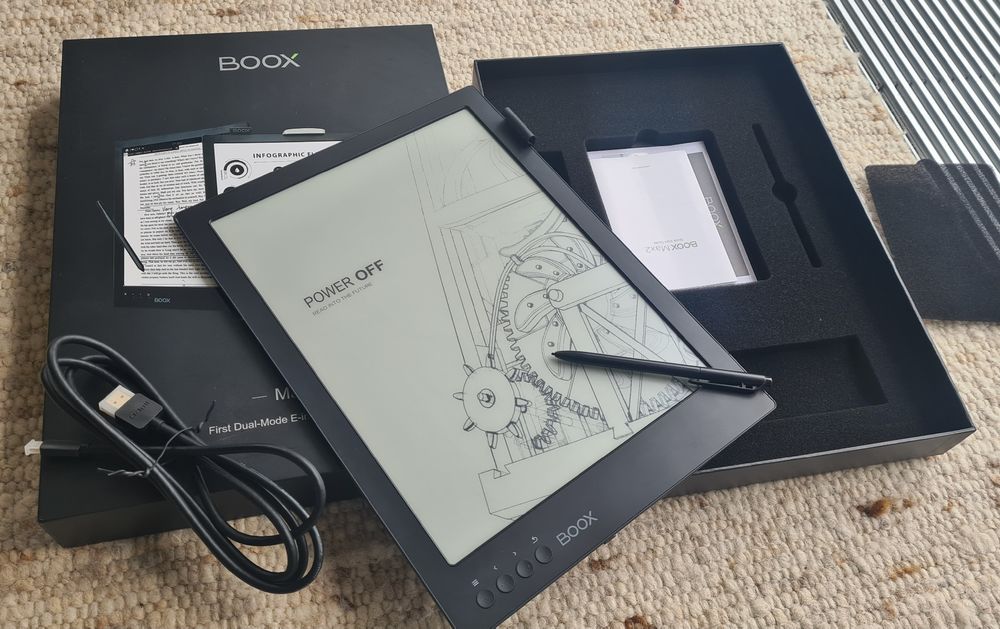 BOOX Max2 13.3" E-Ink Tablet / Monitor, mit Stift & OVP (Gebraucht) in Gümligen für CHF 160 ...
