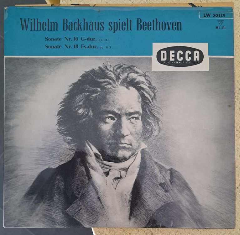 Wilhelm Backhaus Spielt Beethoven (10") | Kaufen auf Ricardo