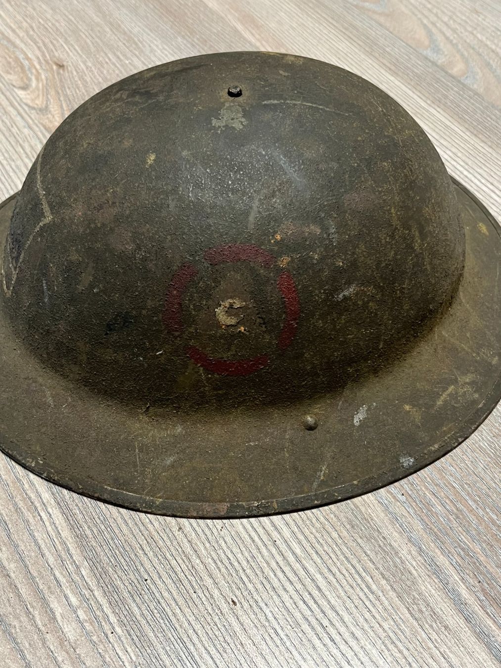 I’ID WWI, US M1917 Helm, US 80th Div, 314th Field Artillery (Gebraucht ...