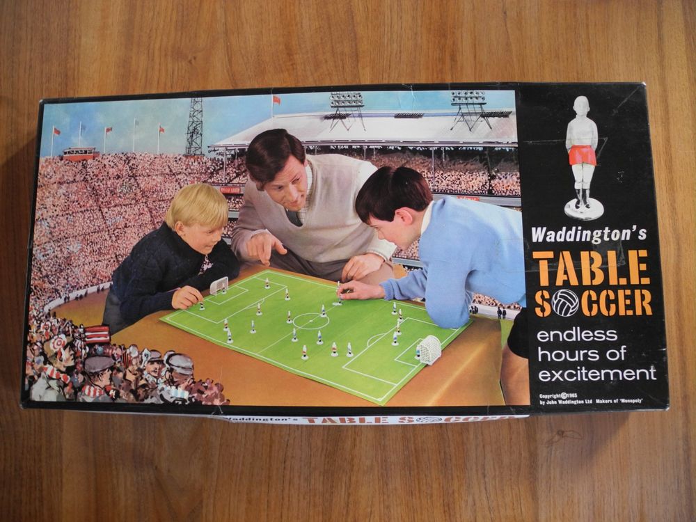 Vintage Tischfussball Waddington's 1965 Original Verpackung (Gebraucht ...