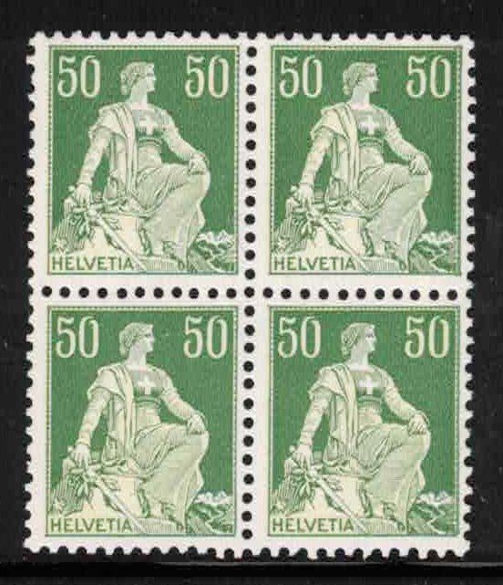 1940 Helvetia im Viererblock Nr.113y Kreidepapier glatt ** | Kaufen auf Ricardo