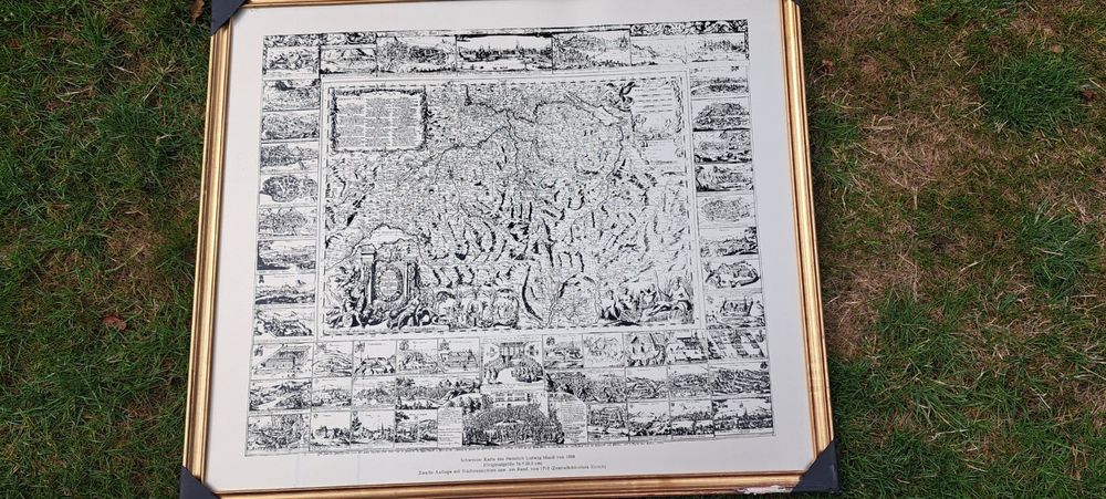 Schweizerkarte Schweiz um 1698 von Heinrich Ludwig Muoss (Neu (gemäss ...