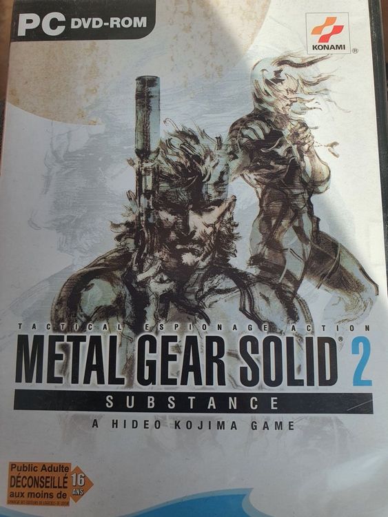 Metal Gear Solid 2 - substance - PC dvd-rom (Gebraucht) in DUGNY ...