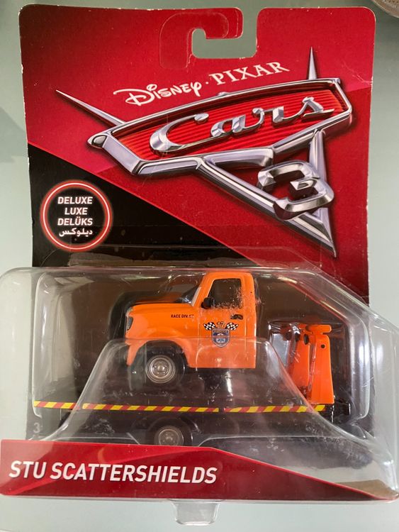 Disney Pixar Cars 3 Deluxe STU Scattershields Abschleppwagen (Neu und ...