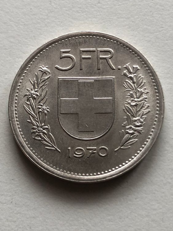 5 Fr. 1970 (Gebraucht) in Schötz für CHF 8 – mit Lieferung auf Ricardo ...