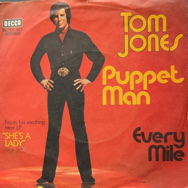 Vinyl Single Tom Jones - Puppet Man (Gebraucht) in Langenthal für CHF 2 ...