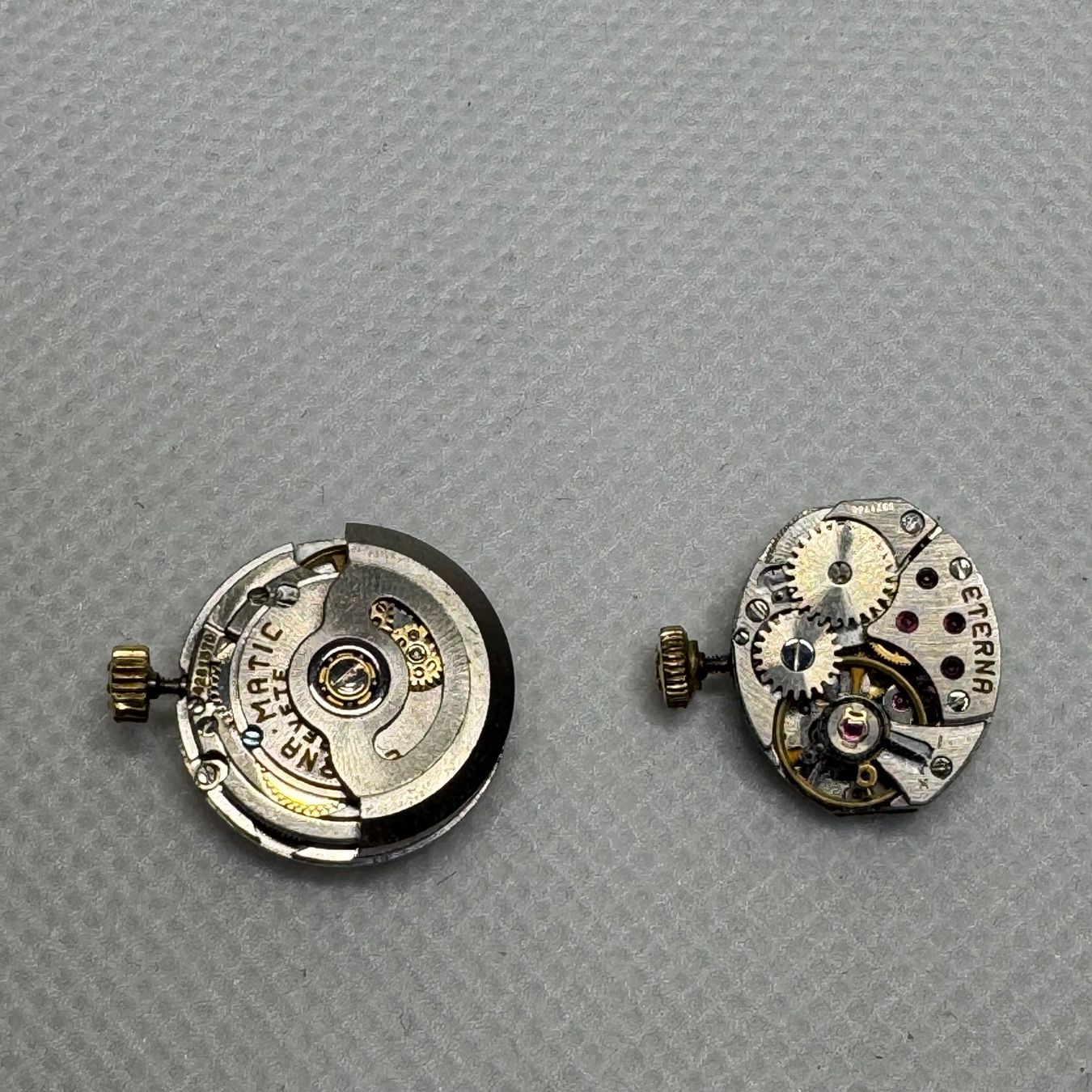 2x Eterna Damenuhrwerke Handaufzug & Eterna-Matic (Defekt) in Herznach ...