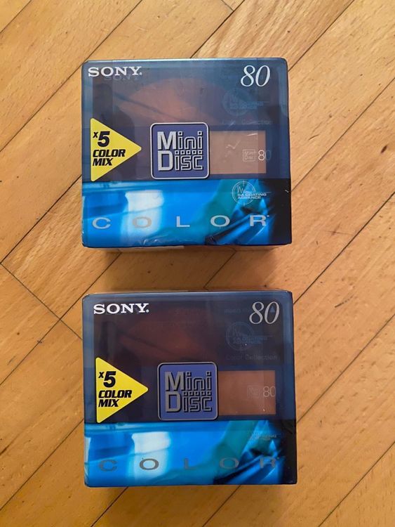 10 Stk. Sony Color Minidisc 80 Neu (Neu und originalverpackt) in Horgen ...
