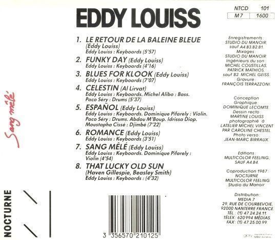 Eddy Louiss – Sang Mêlé CD Jazz - edy Eddie (Gebraucht) in Luzern für ...