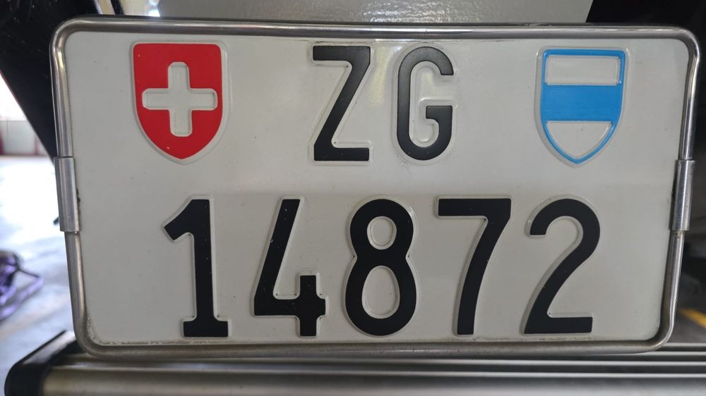 Zuger Autonummer Kennzeichen Kontrollschild Zug / ZG 14872 (Gebraucht) in Goldau für CHF 2500 ...