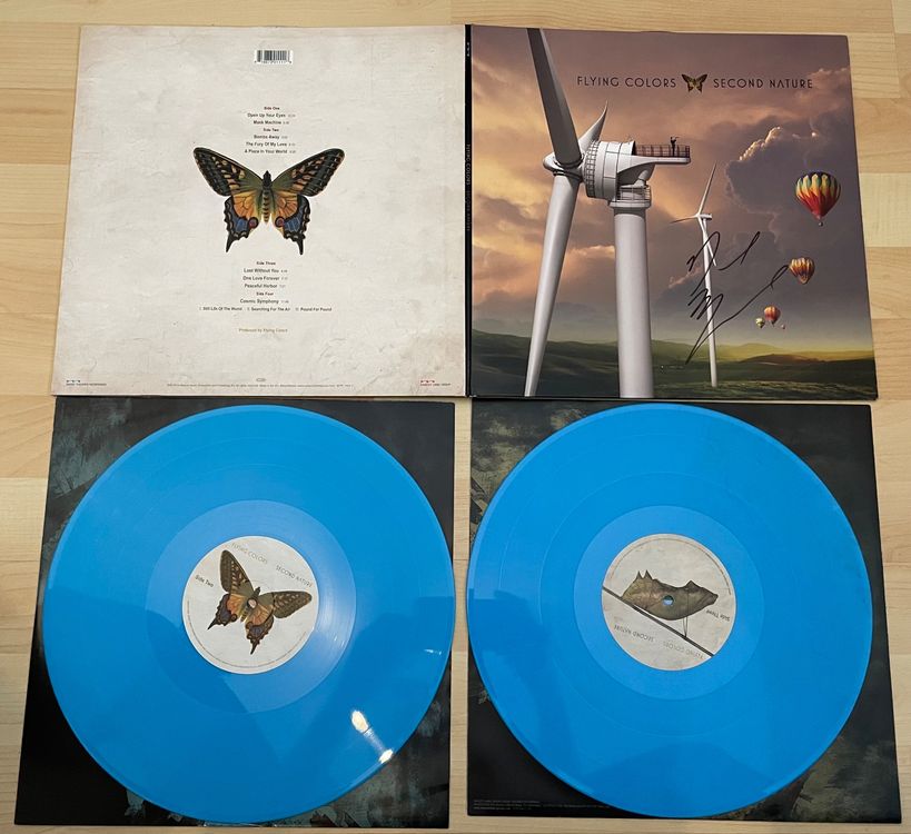 Flying Colors Second Nature Vinyl Signiert Neal Morse (Gebraucht) in ...