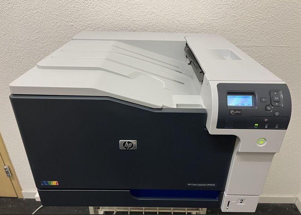 HP Color LaserJet CP5525dn, Top A3/A4 Color Laserdrucker (Gebraucht) in ...