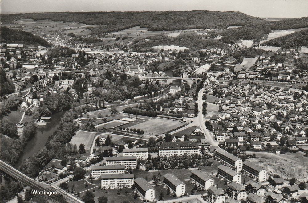 Wettingen AG Flugaufnahme Nr.555 , ca.1940 (Gebraucht) in Solothurn für CHF 12 – mit Lieferung ...